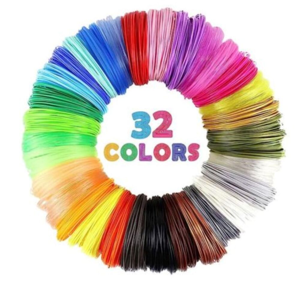 Protomont 3D Pen Professional, 3D Drawing Pen Filaments (Pack of 32 ...